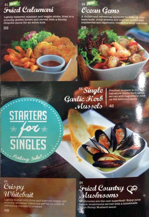 Manhattan Fish Market Menu, Menu for Manhattan Fish Market, Tanjung ...