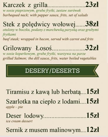 Menu at Czarna Owca Gastro Pub, Lublin