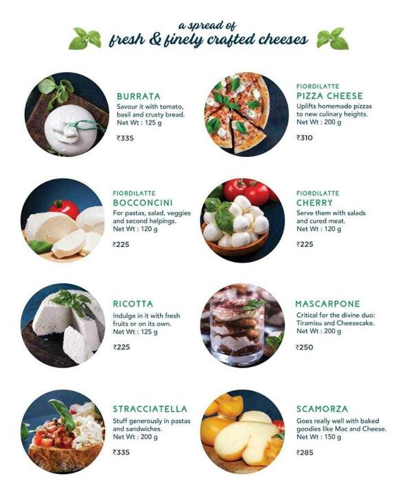 Menu of Cremeitalia, Chembur, Mumbai