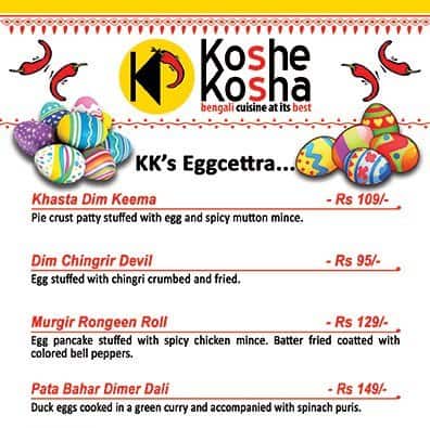 Koshe Kosha Menu, Menu for Koshe Kosha, Behala, Kolkata - Zomato