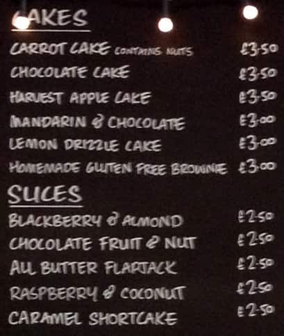 Menu at Hollyhock Cafe, Richmond, 136 Petersham Road