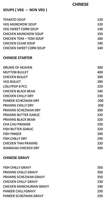 Menu at Royal Tandoor House, Virar