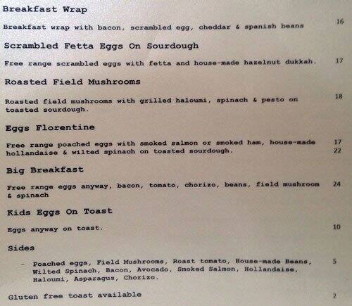 Menu at Cioccolato Espresso restaurant, Applecross