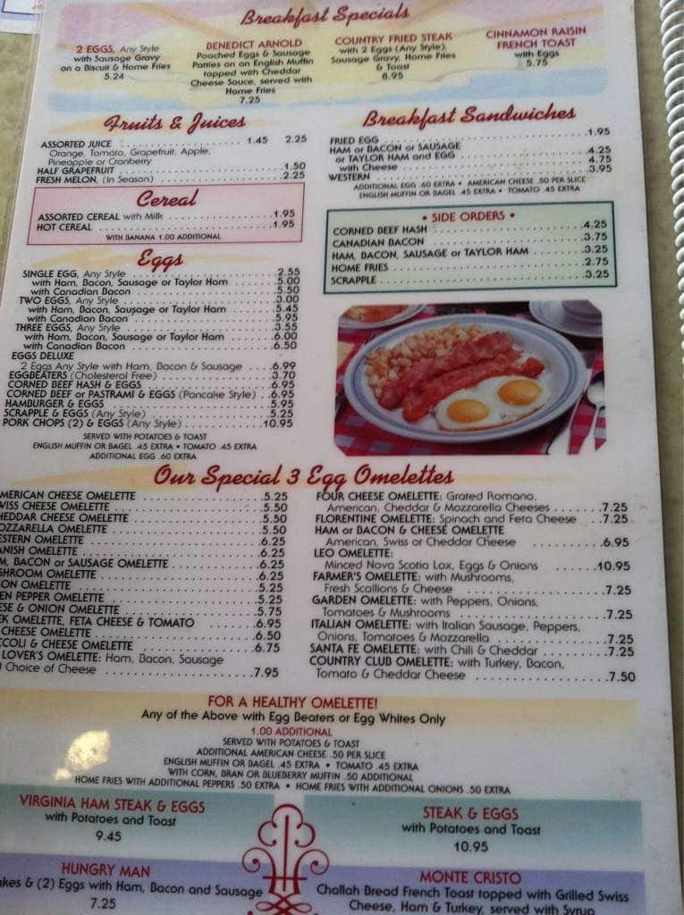 Menu at Sussex Queen Diner restaurant, Sussex, 289 NJ-23