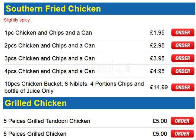 Menu at Stobys of Hayes restaurant, Hayes