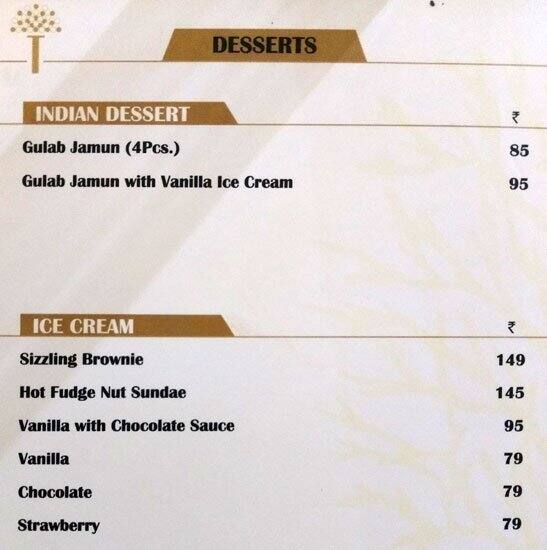 Menu at Pepper Tree Restaurant, Ahmedabad, 2H2X+MQ4