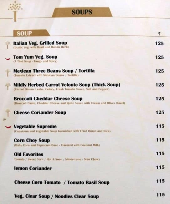 Menu at Pepper Tree Restaurant, Ahmedabad, 2H2X+MQ4
