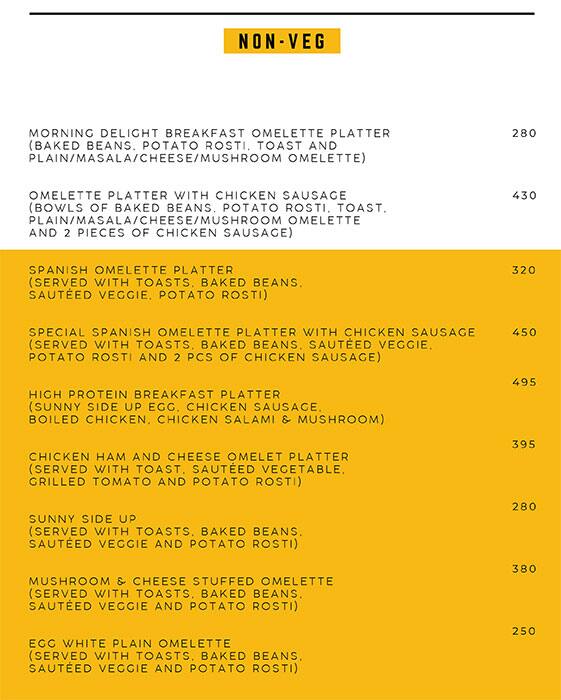 Menu at Craft Coffee Experience Centre - Ballygunge, Kolkata