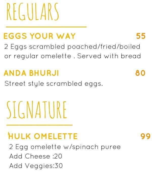 Egg-cetera Menu, Menu for Egg-cetera, Nerul, Navi Mumbai - Zomato