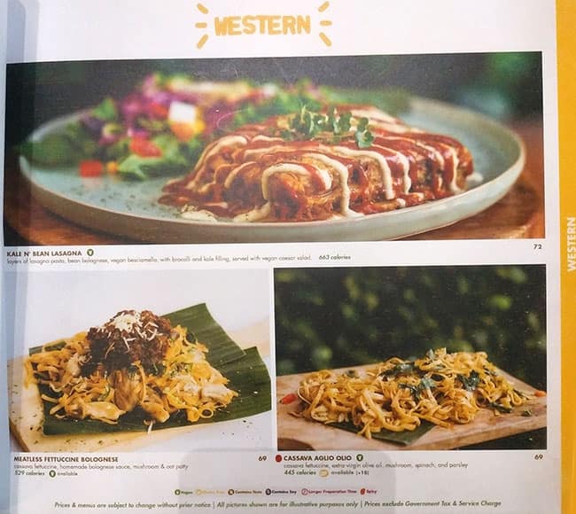 Menu at Burgreens Kemang Village - Healthy Plant-Based Eatery ...