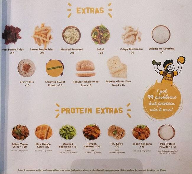 Menu at Burgreens Kemang Village - Healthy Plant-Based Eatery ...