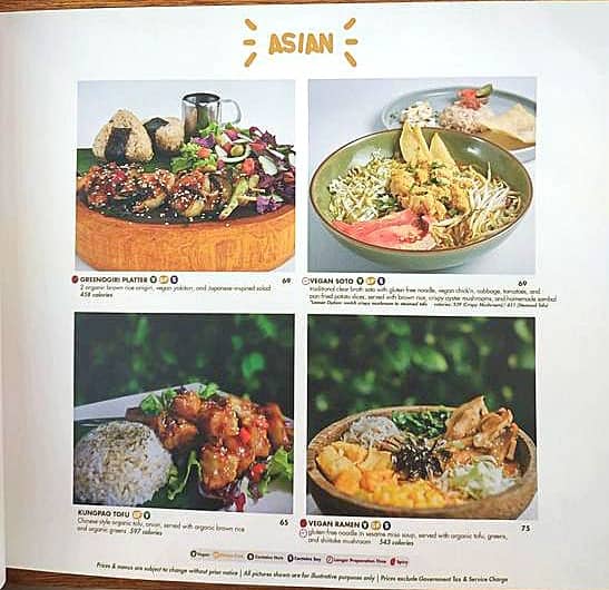 Menu at Burgreens Kemang Village - Healthy Plant-Based Eatery ...