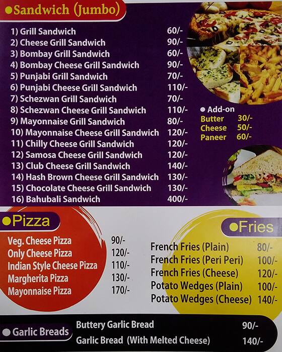 Menu of Amul Ice Cream Parlor, Mulund East, Mumbai