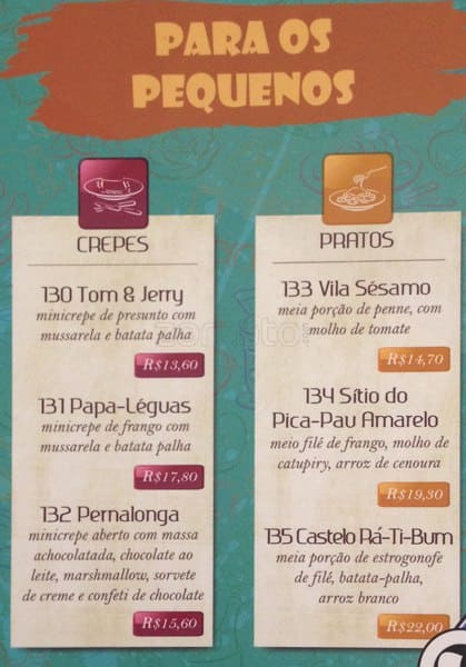 Menu at C'est si Bon restaurant, Brasília, Cls 408 Bloco A