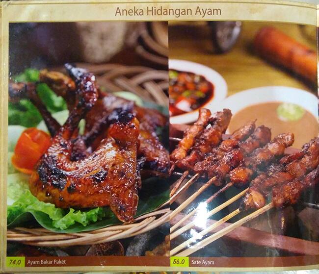 Menu at Dapoer Podjok Senayan City restaurant, Central Jakarta, Senayan ...