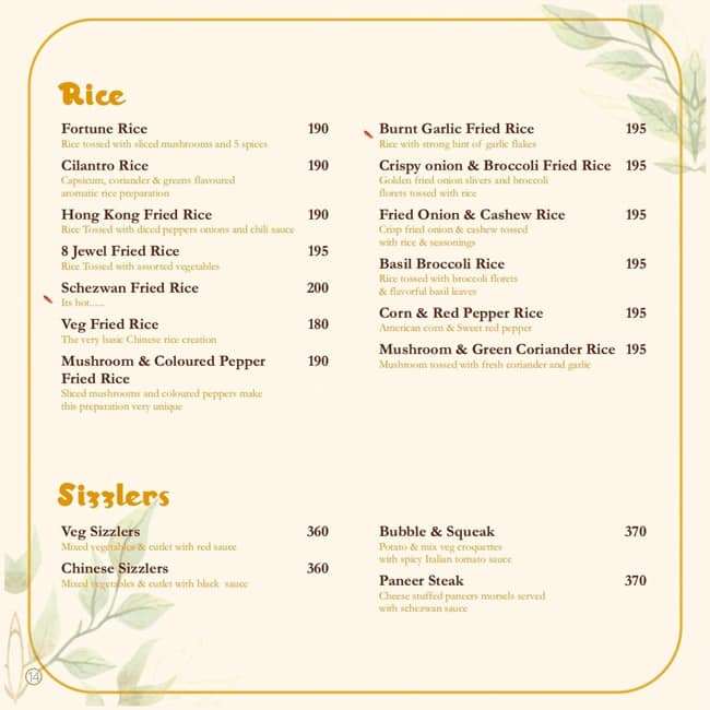 Menu at Anand Veg pune, Pune, 13/2