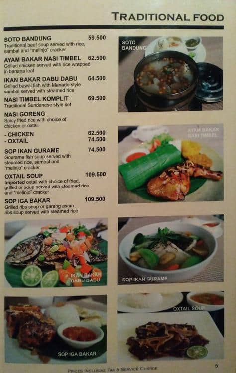 Menu at Geulis Cafe - Geulis Boutique Hotel & Cafe, Bandung