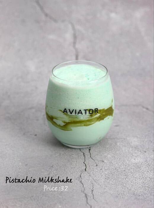 Menu at Aviator Cafe, Abu Dhabi