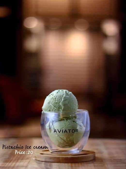 Menu at Aviator Cafe, Abu Dhabi