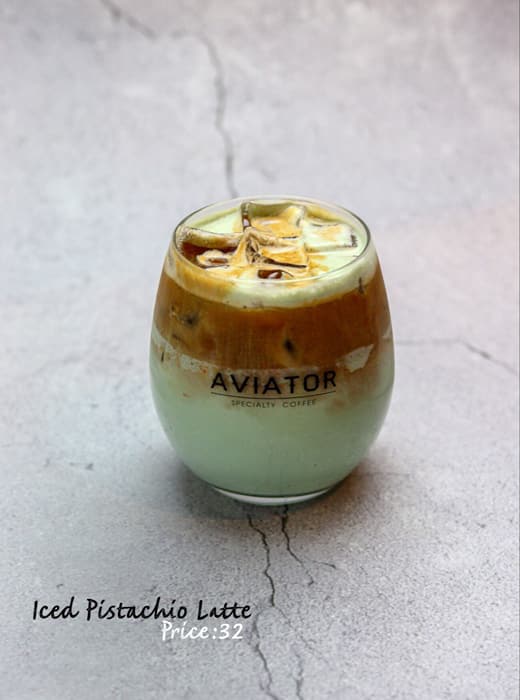 Menu at Aviator Cafe, Abu Dhabi