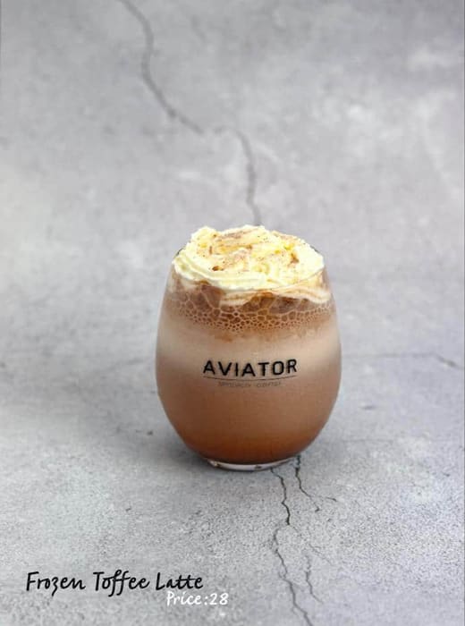 Menu at Aviator Cafe, Abu Dhabi