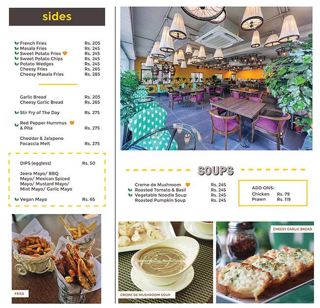 Menu at Ciclo Café, Chennai, 1st Floor