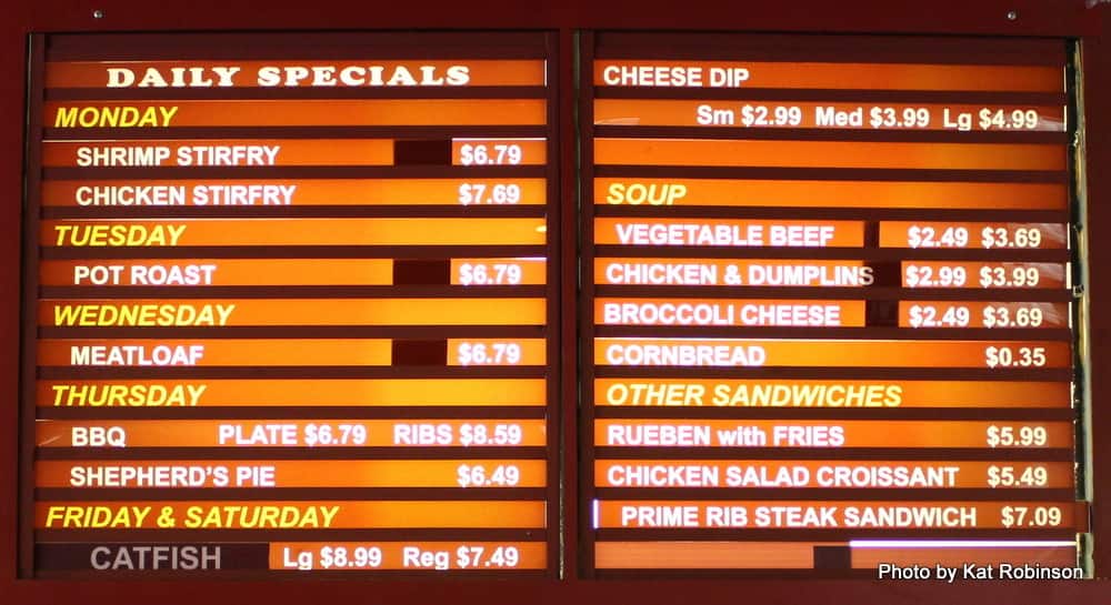 Menu at Black Angus restaurant, Little Rock, N Rodney Parham Rd