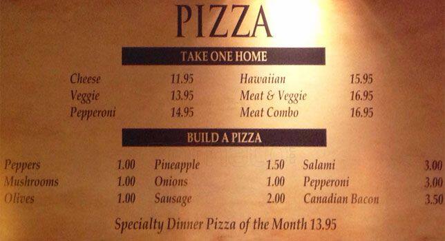 Menu at Spice Bay Buffet pizzeria, Auburn