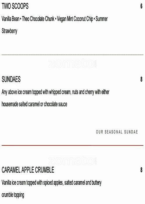 Menu at Heyday Bar & Restaurant, Seattle