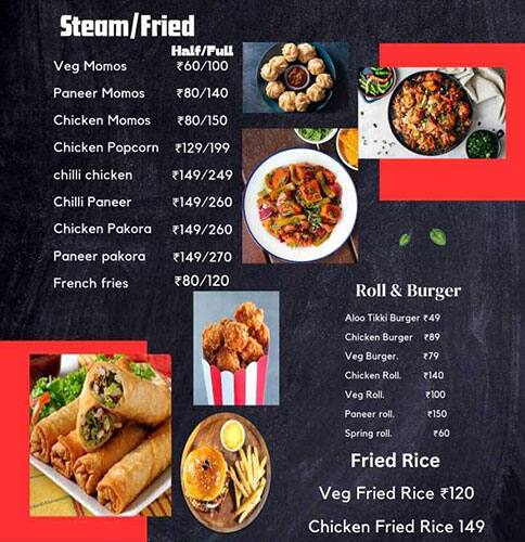 Menu of KP Food Junction, Sector 72, Noida
