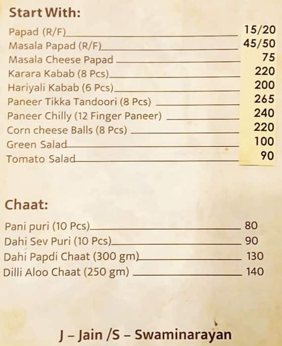 Menu of The Stuff Kitchen, Karelibaug, Vadodara