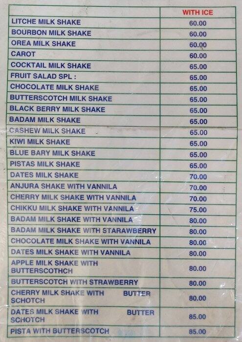 New Rolex Bakery & Sweets Menu - Zomato