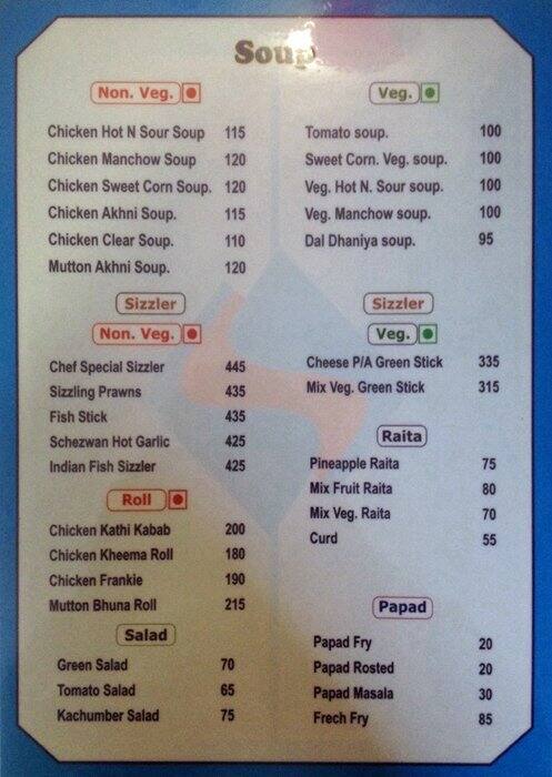 Simran Menu, Menu for Simran, Bhadra, Ahmedabad - Zomato