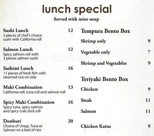 Bistro Sake Menu, Menu for Bistro Sake, Forest Park, Chicago ...