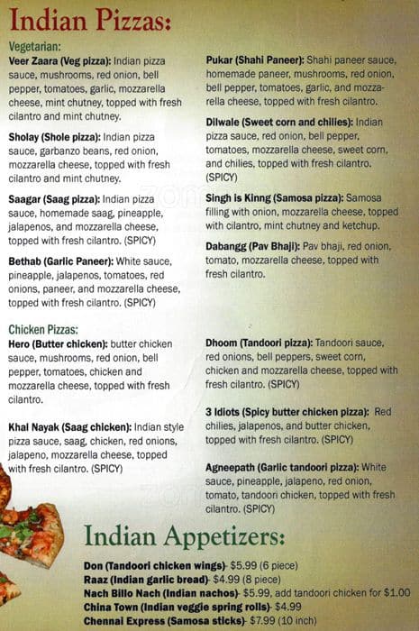 Menu at Tasty Subs & Pizza pizzeria, Sunnyvale