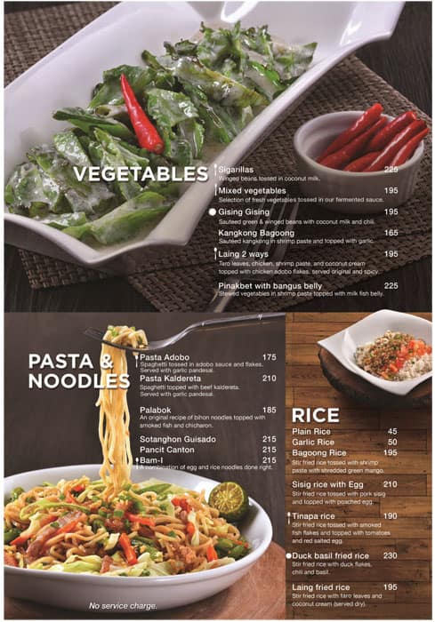 Menu at Mesa - Filipino Cuisine Southmall restaurant, Las Pinas, SM ...