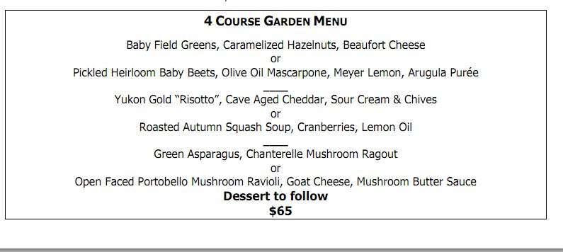 Menu at Nicholas restaurant, Red Bank