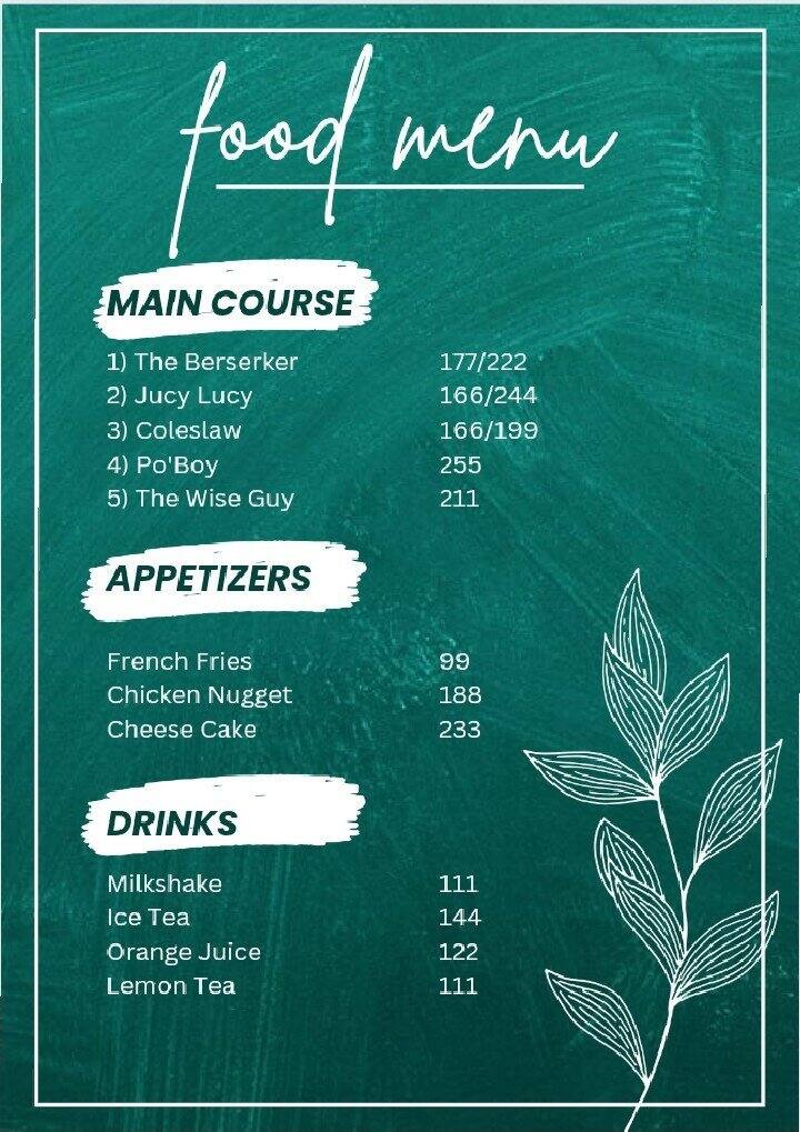 Menu of Moshpit Cafe, Ambernath, Thane
