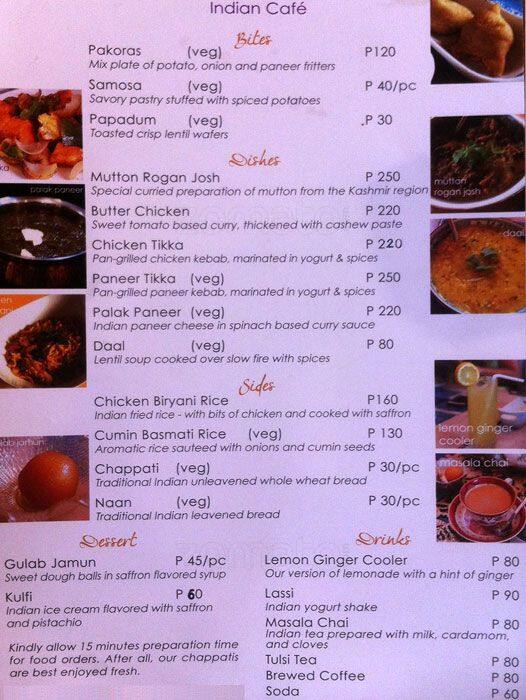 Menu at Om: Lifestyle + Café, San Juan