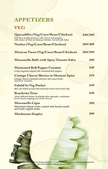 Menu of Mezza 9, Hinjawadi, Pune