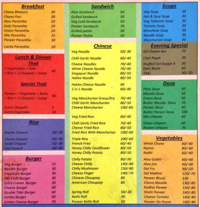 Food Castle Menu, Menu for Food Castle, Kharar Road, Mohali - Zomato