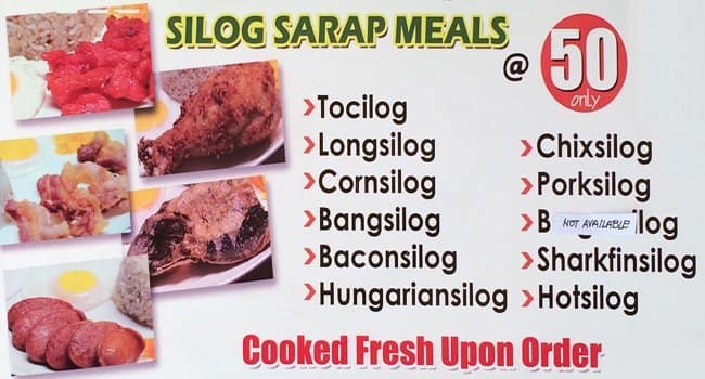 Tapsilog Avenue Menu, Menu for Tapsilog Avenue, Kamuning, Quezon City ...
