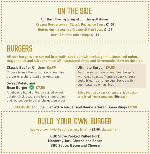 Menu at The Barton Arms, Eccles, 2 Stablefold