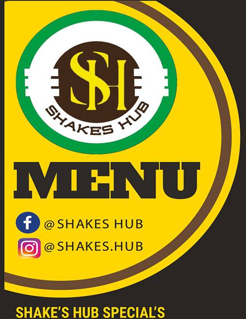 Menu of Shakes Hub, Manikonda, Hyderabad