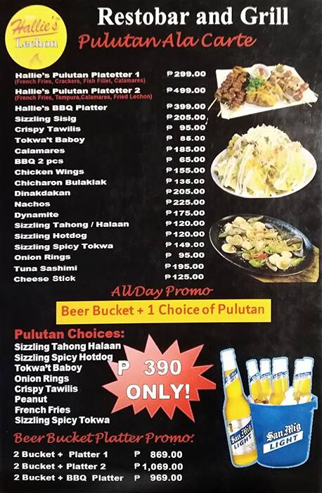 Menu at Giants Cafe & Restobar, Antipolo