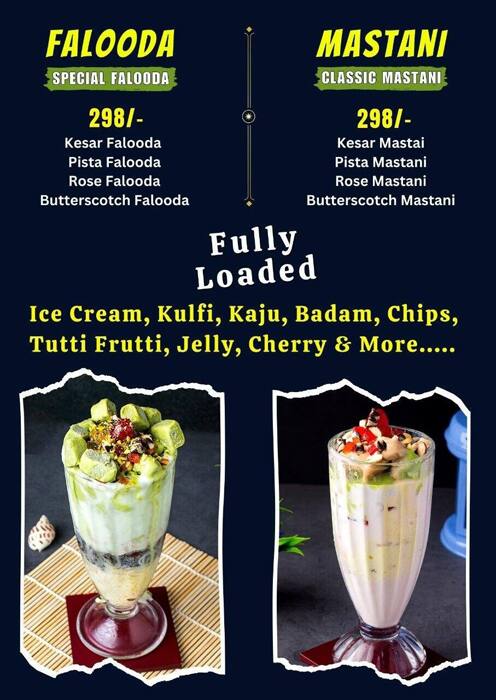 Menu of Creamy Cool, Mira Road, Mumbai