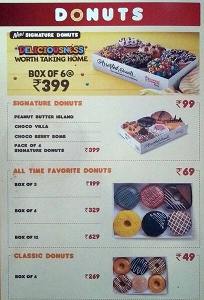 Menu at Donut House, Chennai, 1647, TNHB Main Rd