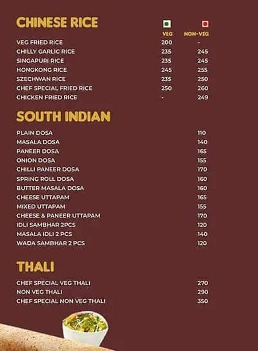 Menu of New Lucknow Kitchen, Jankipuram, Lucknow