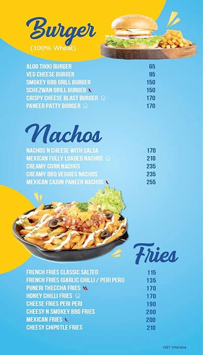 Menu at Crazy Cheesy Cafe- Salunkhe Vihar, Pune