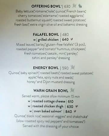 Menu at Kitchen Garden Colaba, Mumbai